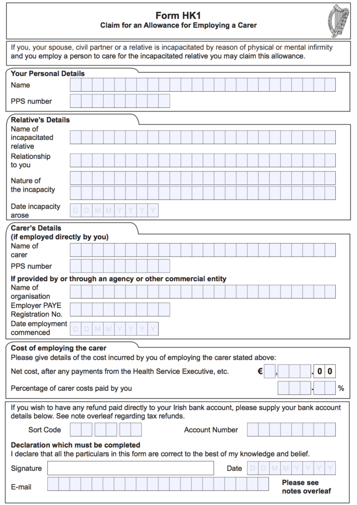 Home Care Tax Relief Ireland | Applewood Homecare